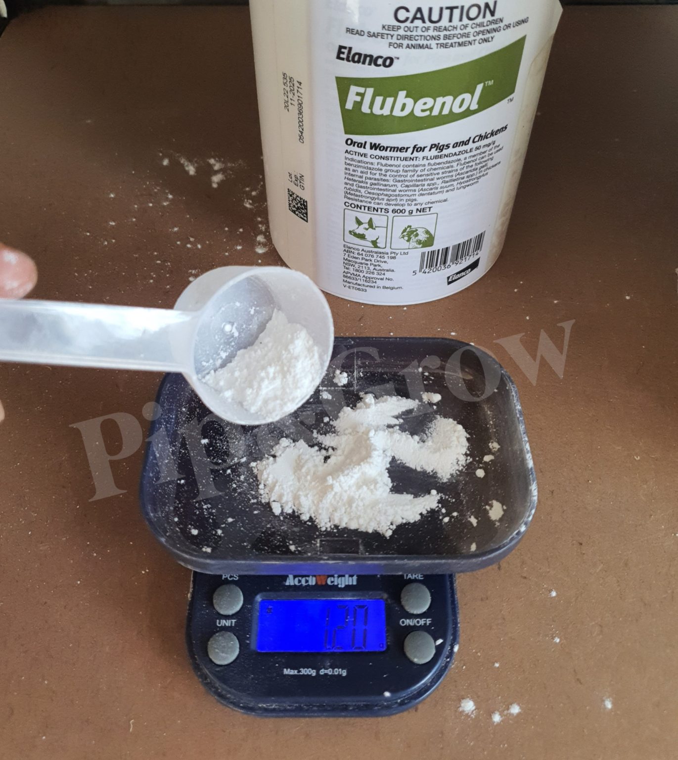 How we use Flubenol Wormer - Pip & Grow